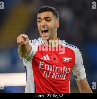 Mikel Merino of Arsenal FC in action during the UEFA Champions League ...