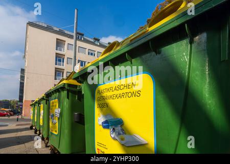 Vienna: waste container for waste separation in , Wien, Austria Stock ...