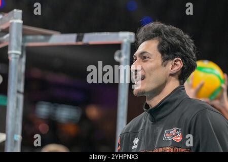 12 November 2025, Berlin: Volleyball, Men: Bundesliga, Berlin Volleys ...