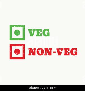 veg and non-veg sign Stock Vector Image & Art - Alamy