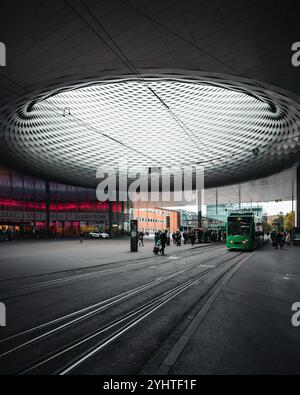 The City Lounge with tram stop, Exhibition Centre, Basel, Switzerland ...