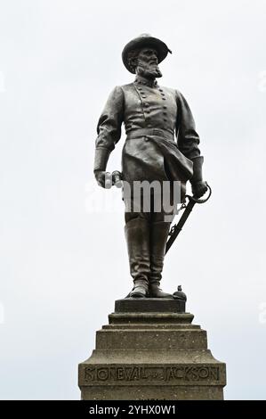 Lieutenant-General Stonewall Jackson statue. A Confederate General from ...