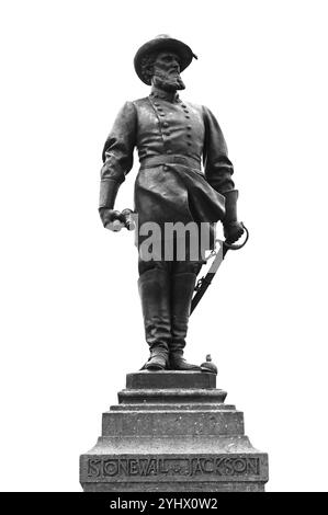 Lieutenant-General Stonewall Jackson statue. A Confederate General from ...