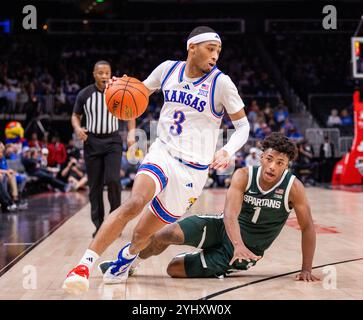 Michigan State's Jeremy Fears Jr. and Illinois' Kylan Boswell scramble ...