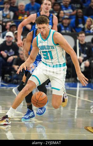 Charlotte Hornets forward Tidjane Salaun (31) shoots over Milwaukee ...