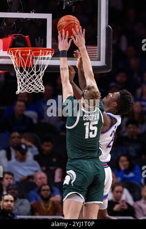 Michigan State's Carson Cooper during an NCAA college basketball game ...