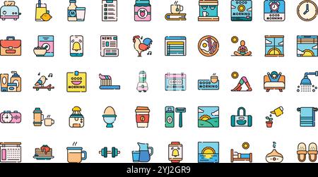 Good morning icons High-Quality Vector Icons Collection with Editable ...