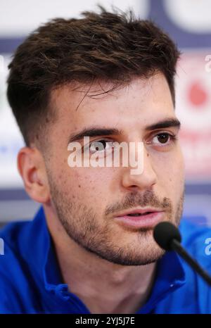 Greece's Fotis Ioannidis during a training session at Hampden Park ...