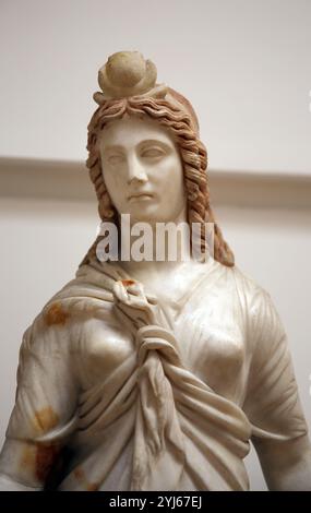 Cult of Egyptian goddes Isis. Statue. Rome, via Porta Latina. Late 2nd ...