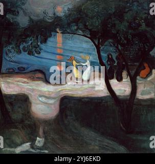 Edvard Munch - Dance on the Beach Stock Photo - Alamy