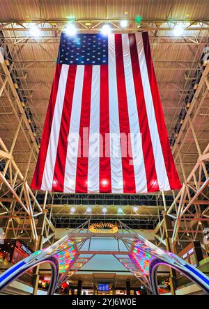 Denver, Colorado, USA November 12th 2024 The central atrium in the ...