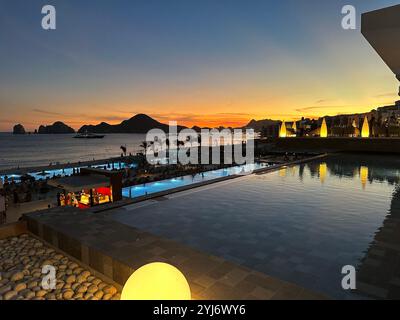 A Beautiful sunset in Mexico Cabo San Lucas Stock Photo - Alamy