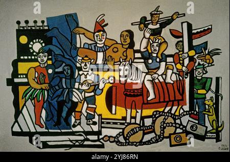 Fernand Léger, ESCENA DE CARNAVAL-EL GRAN DESFILE-CUBISMO FRANCES ...