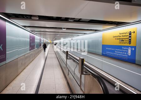 12 Nov. 2024. An underground walkway connecting terminal 2 and terminal ...