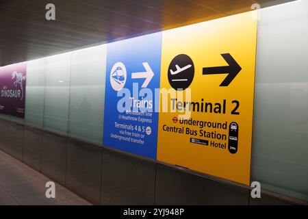 12 Nov. 2024. An underground walkway connecting terminal 2 and terminal ...