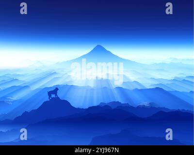 Mt Fuji and monkey Stock Photo - Alamy