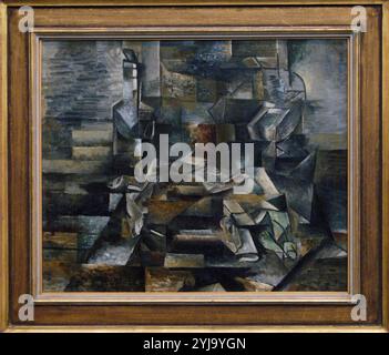 Georges Braque oil on canvas painting Mandora 1909 Stock Photo - Alamy