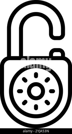 Icon for unlocked, unclose Stock Vector Image & Art - Alamy