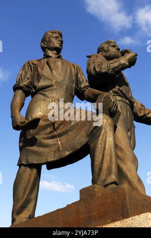 Industry and Construction. Sculpture by Napoleonas Petrulis (1909-1985 ...