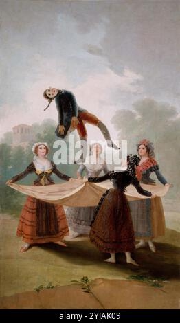 Spanish: El Pelele The Straw Manikin. between 1791 and 1792. Francisco ...