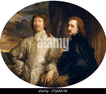 *Sir Endymion Porter and van Dyck* is a portrait painting by Anthony van Dyck, depicting Sir ...