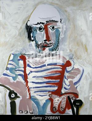 PABLO RUIZ PICASSO. PINTOR ESPAÑOL MALAGA 1881-1973. "ALDEANOS GALLEGOS ...