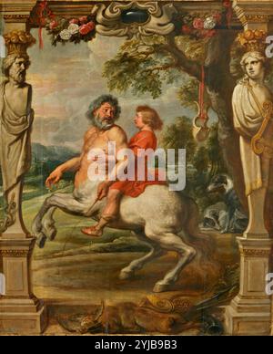 The Education of Achilles - painting by Pedro Pablo Rubens Stock Photo ...