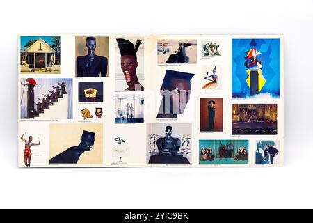 Grace Jones - Island Life - Vintage vinyl album cover Stock Photo - Alamy