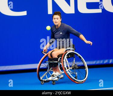 Arnhem, Nov. 14, 2024, Wheelchair tennis Masters 2024. Dana Mathewson ...