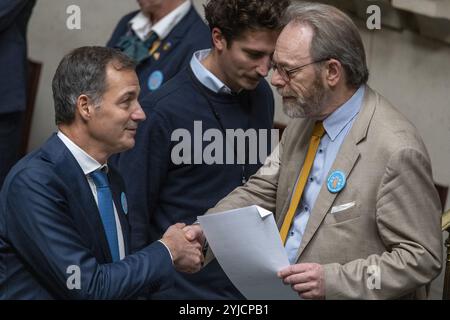 Peter De Roover, chairman of the plenary session of the Chamber at the ...