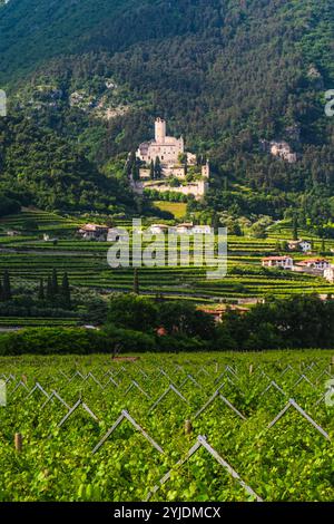 ALA, ITALY – AUGUST 21, 2024: City of Ala, a historic fortress ...