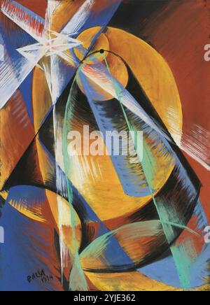 Mercurio passa davanti al sole - tempera su carta foderata - Giacomo ...