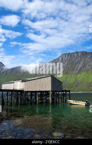 Gryllefjord is a fishing village and the administrative centre of the ...