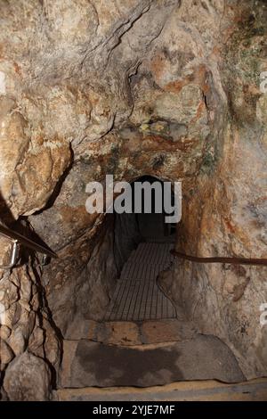 Entrance to Hezekiah's Tunnel at the Gihon Spring in the Kidron Valley ...