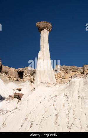 Wahweap Hoodoos (White Ghosts) in Utah, USA, a group of pinnacles and ...