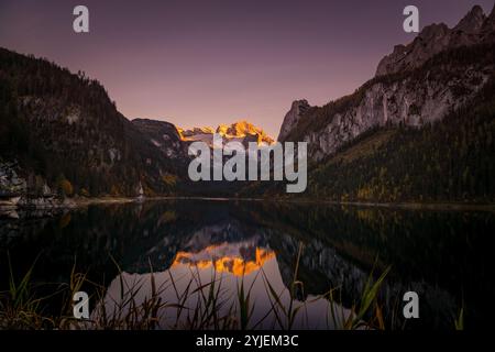 The Gosau Lakes are three lakes belonging to the Salzkammergut in the ...