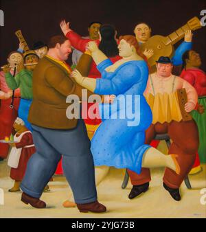 Dancing Couple. Museum: PRIVATE COLLECTION. Author: FERNANDO BOTERO ...