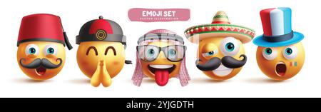 Turkish emoji characters vector set. Emojis turkey europe clip art ...