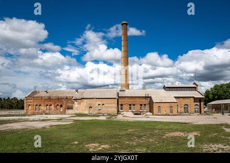 The historic cement works site (The Foundations) at Portland in the ...