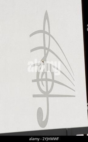 music notes and notation symbol for playing music on an instrument ...