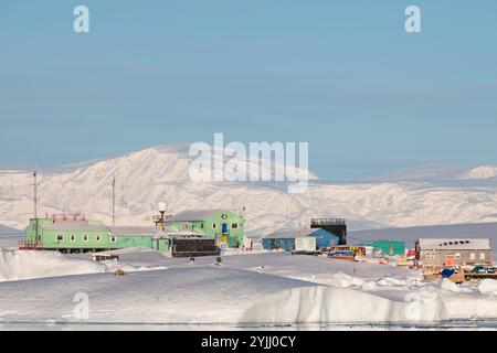 Academik Vernadsky station. Vernadsky research base in Antarctic Stock ...
