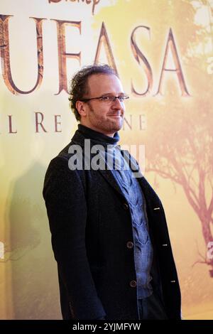 ROME, ITALY - NOVEMBER 15: Edoardo Stoppacciaro attends the "Mufasa ...