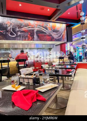 Modern Asian-Inspired Restaurant Interior at Red Rock Resort, Las Vegas ...