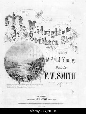 The Civil war in America: Midnight storm on the Missippi Stock Photo ...