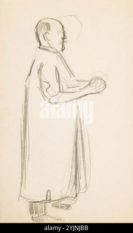 Simberg, Hugo, work, Sketch book (154 pp.+covers), 1906, drawing, 21.5 ...