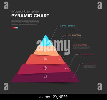 Vector Maslow Infographic stipe layers template with five levels ...