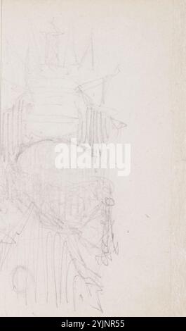 Berndtson, Gunnar, work, Sketch book, 1876, pencil and black chalk ...
