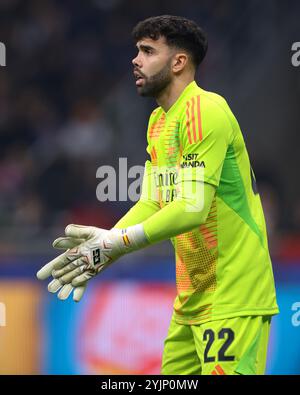 David Raya of Arsenal FC during the UEFA Champions League match ...