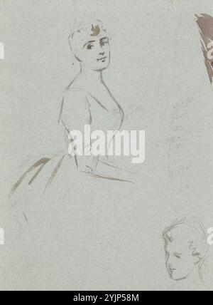 Edelfelt, Albert, Sketch book, 32 leaves, drawing, 21.5 cm x 29.5 cm ...
