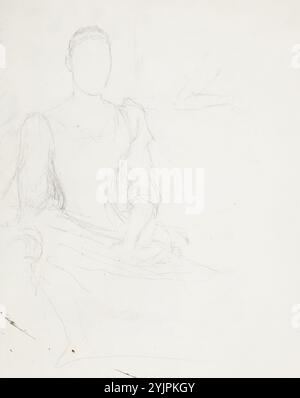 Edelfelt, Albert, Sketch book, 1890-91, drawing, 21.5x30, Edelfelt ...
